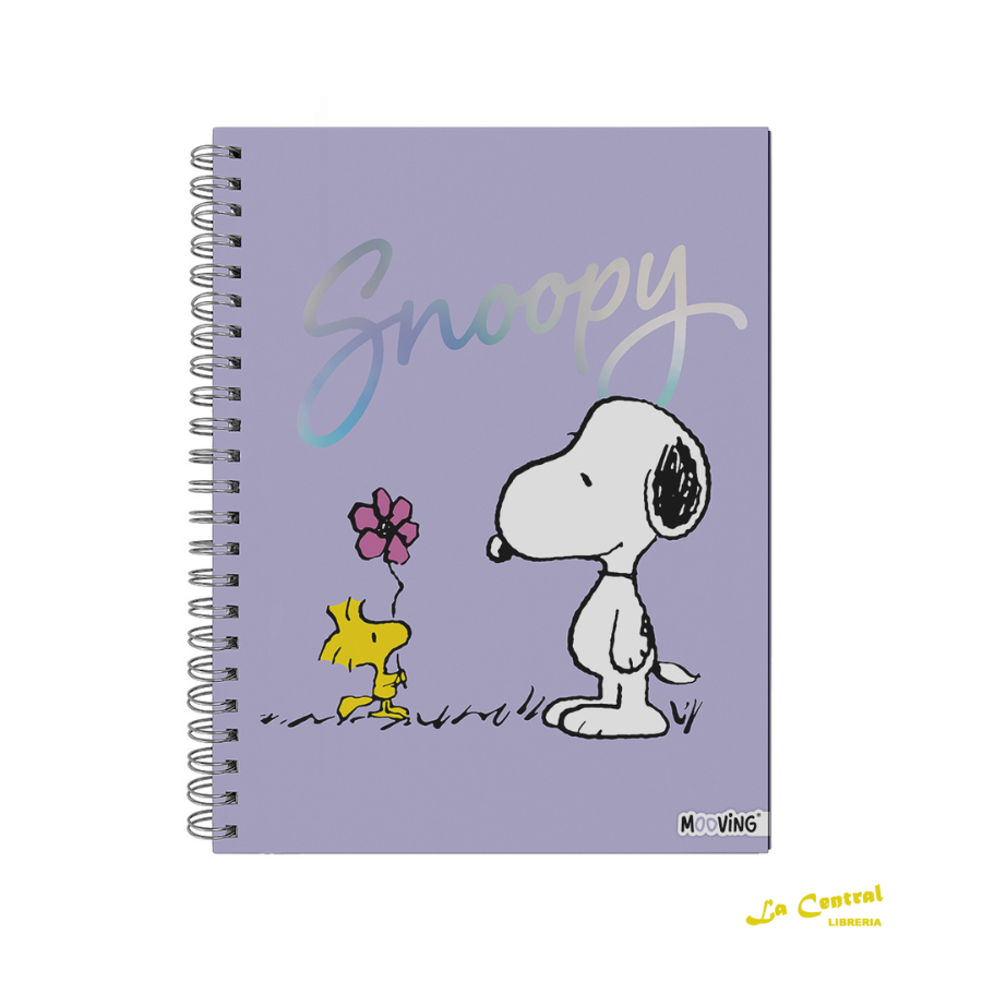 Cuaderno Mooving A4 T/D X 96 Snoopy Bts 2026 | La Central Librería